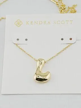 Kendra Scott | Jewelry | Kendra Scott Polished Letter Necklace | Poshmark